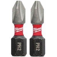 Milwaukee Shockwave Gen Ii Ph2 25Mm 2 Stuks | Kruis Gereedschappen